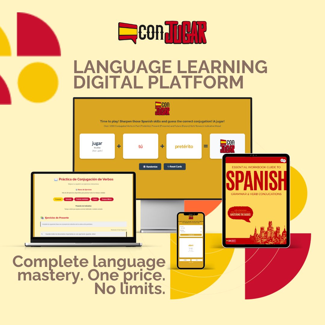 Spanish Digital Learning Resources – conJUGAR